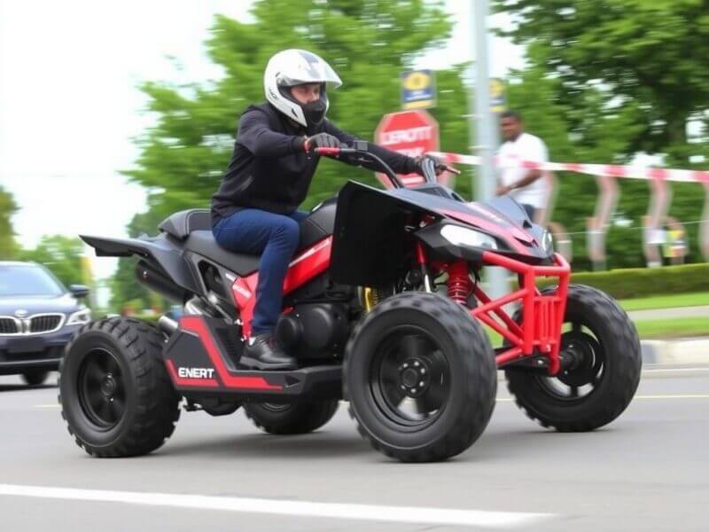 Can You Ride An Electric ATV On The Street? - Jiebu Inc